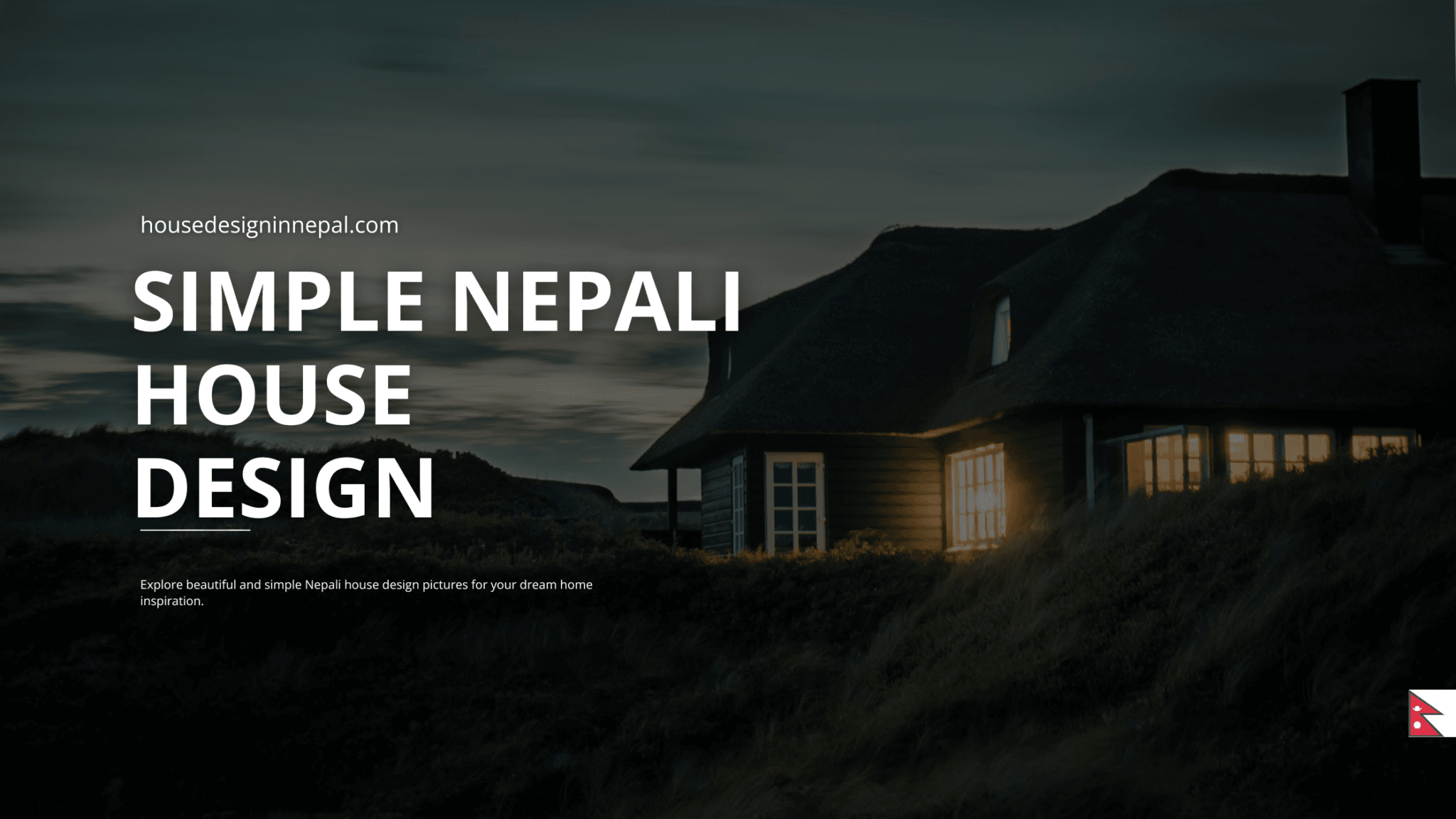 simple nepali house design picture - AS Design