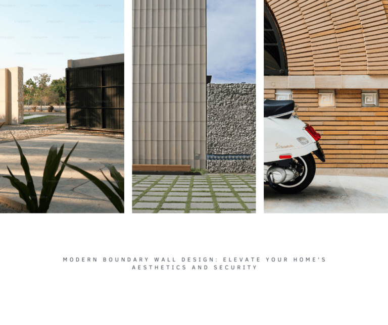 Modern Boundary Wall Design: Elevate Your Home's Aesthetics and Security