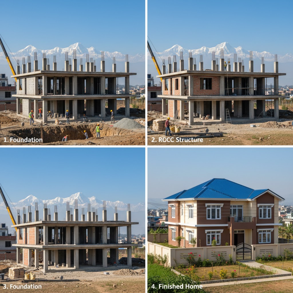 Per Sq Ft Construction Cost in Nepal